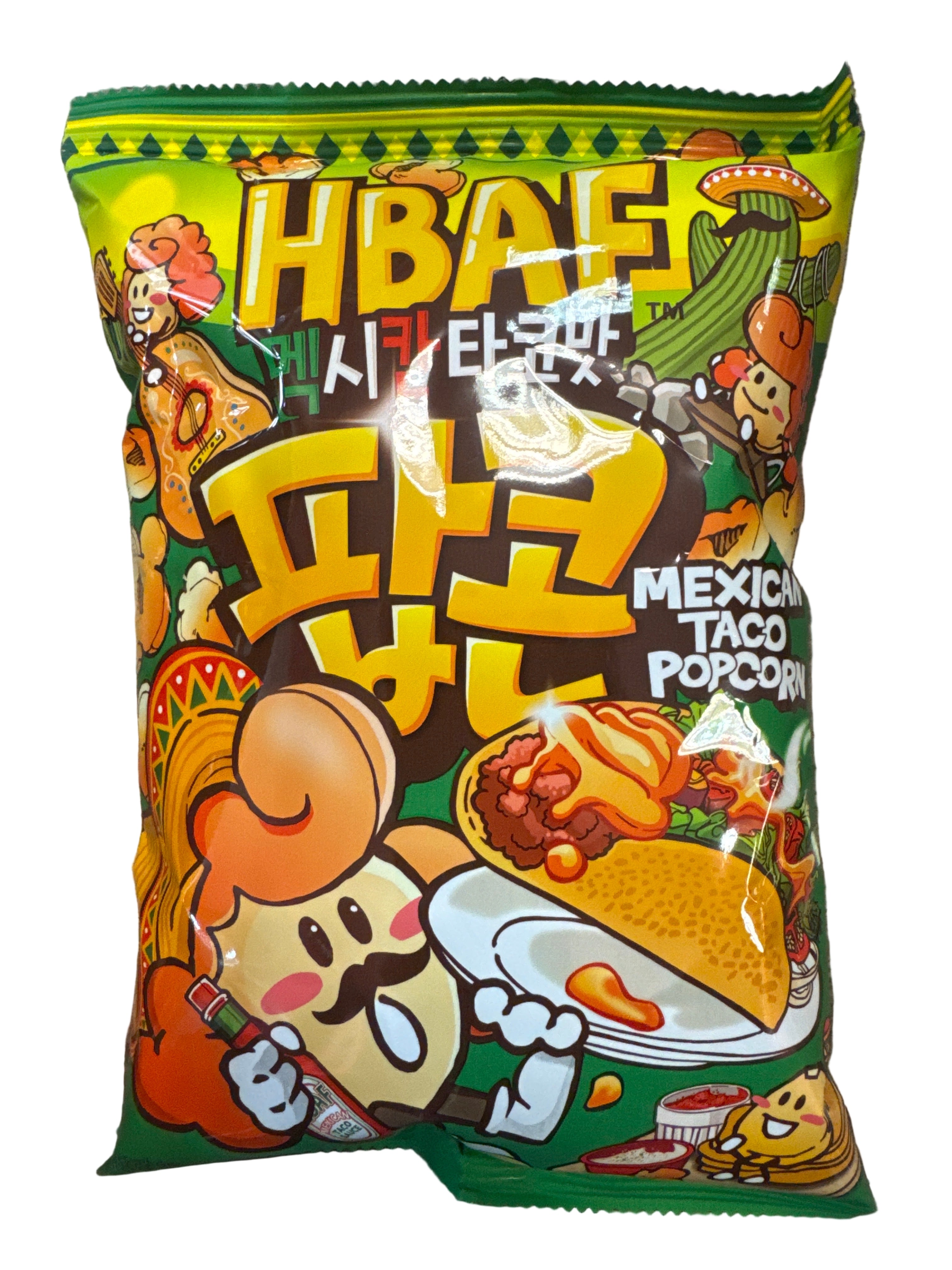 HBAF MEXICAN TACO POPCORN – Exotic Snack Guys