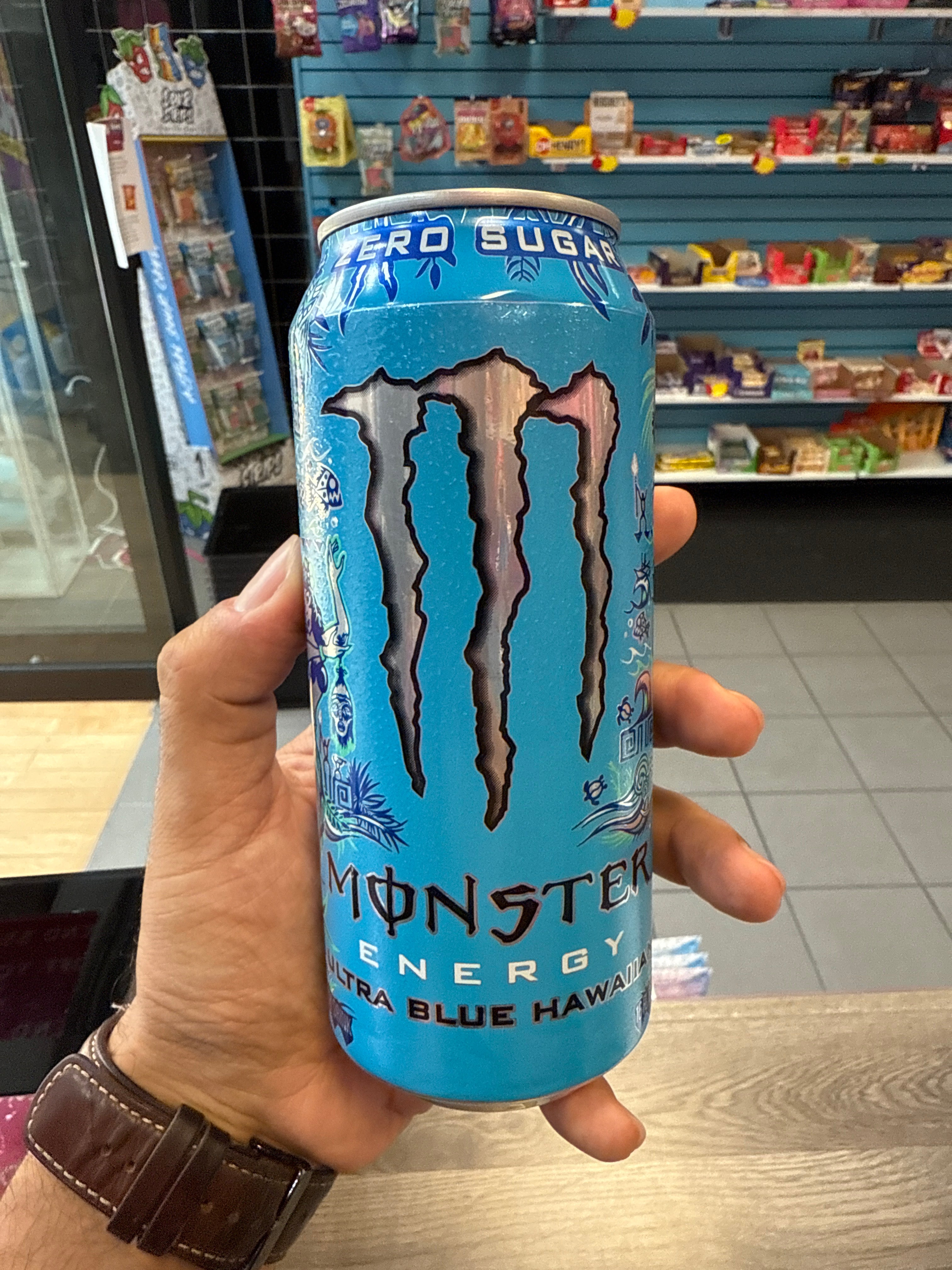 Monster Energy Ultra Blue Hawaiian – Exotic Snack Guys