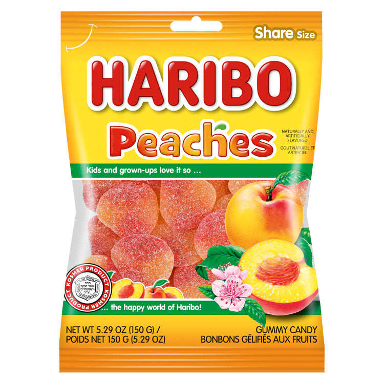 Haribo - Peaches – Exotic Snack Guys